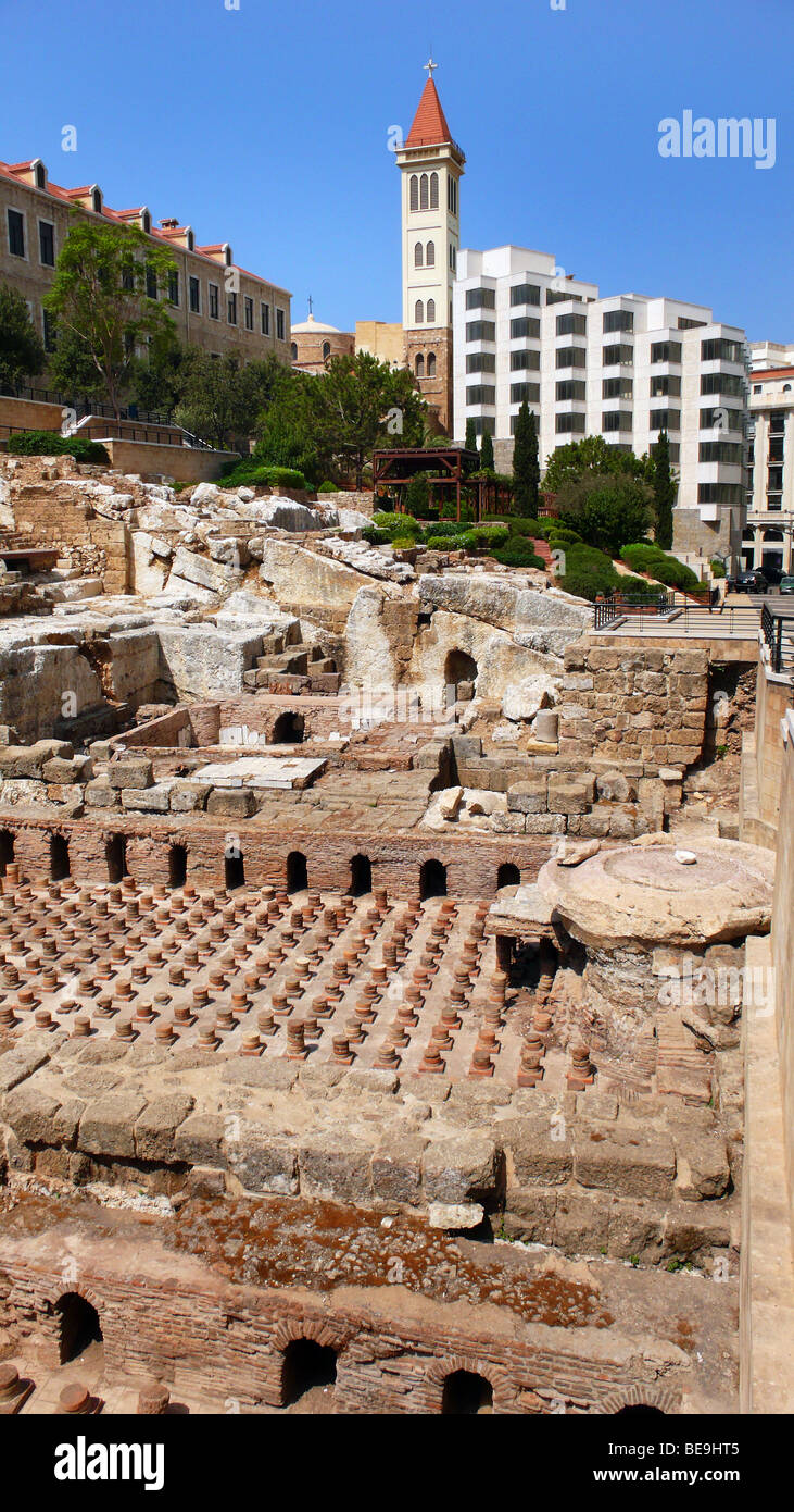 Beirut (Lebanon) : towncentre Stock Photo - Alamy