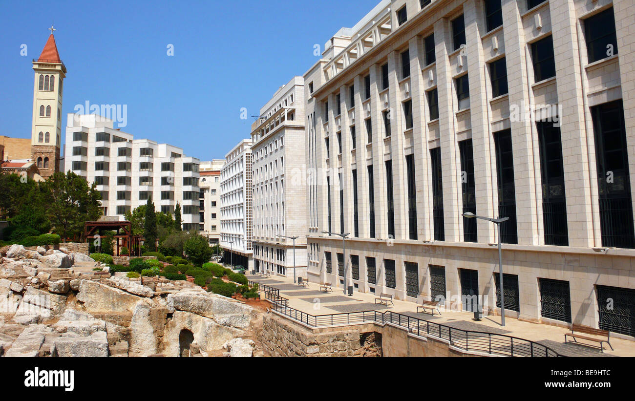 Beirut (Lebanon) : towncentre Stock Photo - Alamy