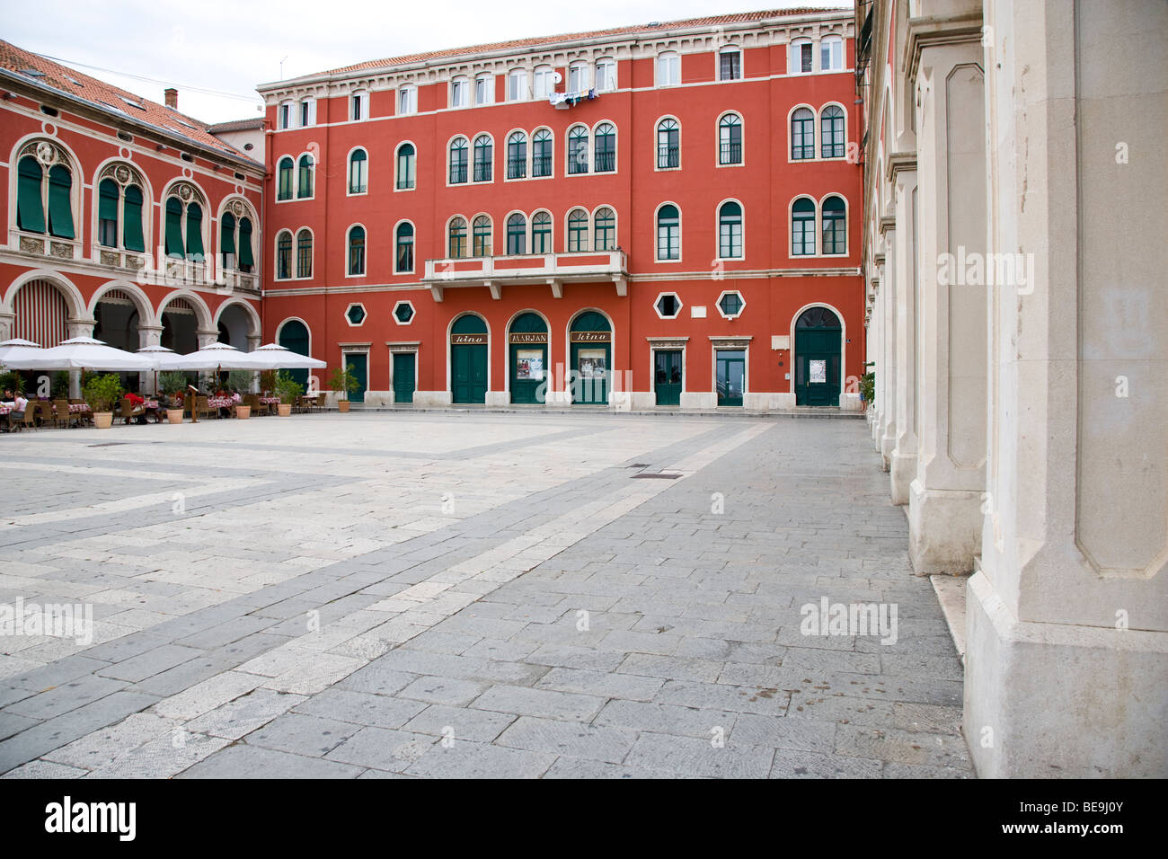 Trg Republike Prokurative (Republic Square) Split Croatia Stock Photo ...