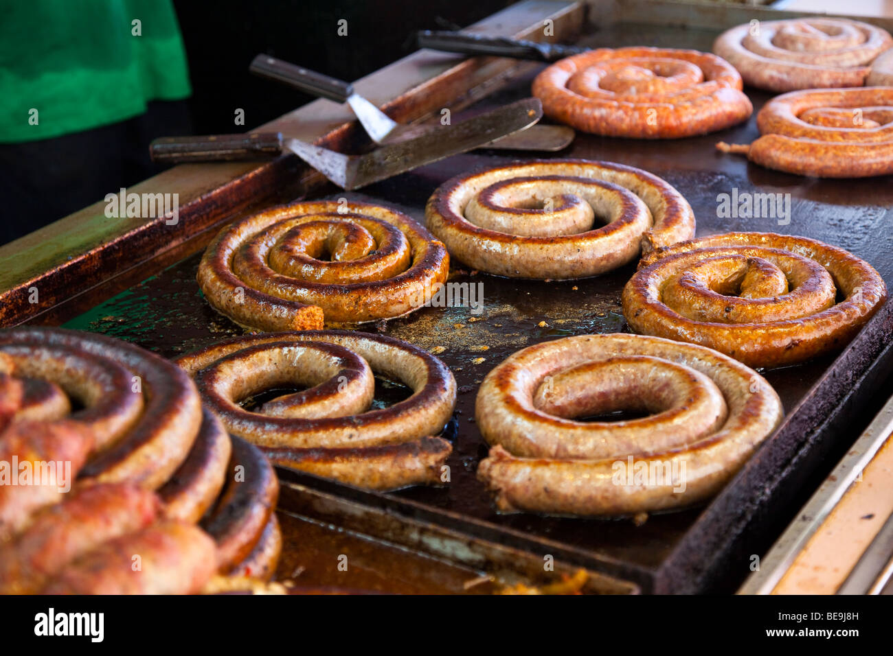 Spicy Italian Sausage at the Feast of San Gennaro Festival in Little ...