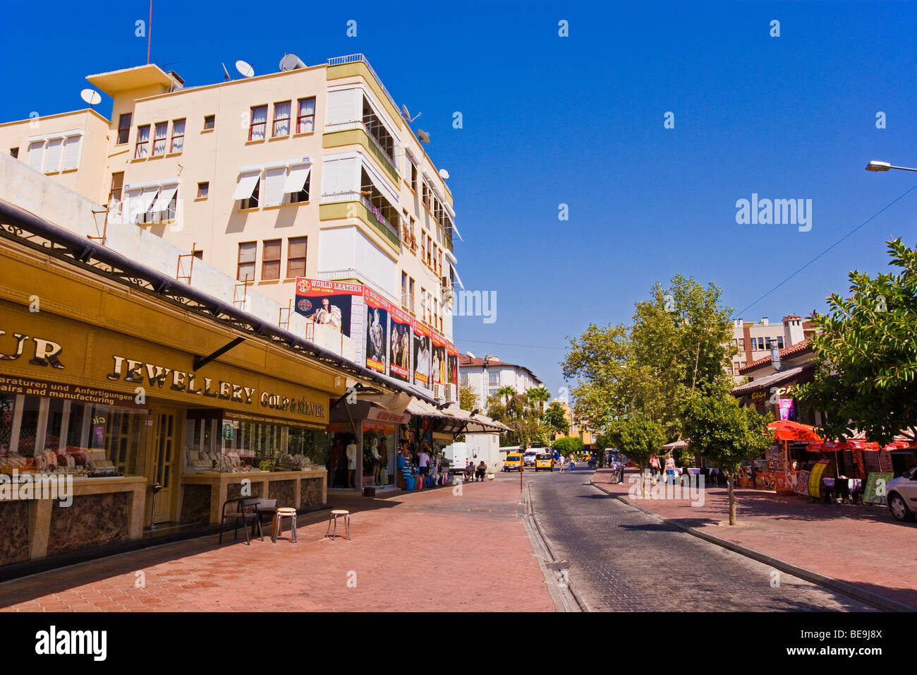 Alanya town centre in southern Mediterranean Turkey Stock Photo - Alamy
