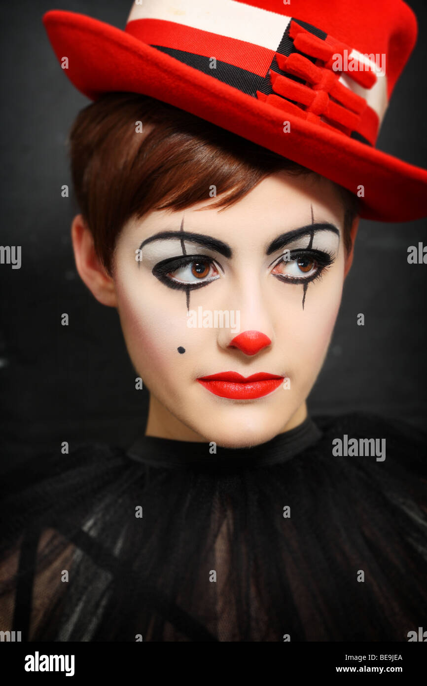 Beautiful clown portraits Stock Photo - Alamy