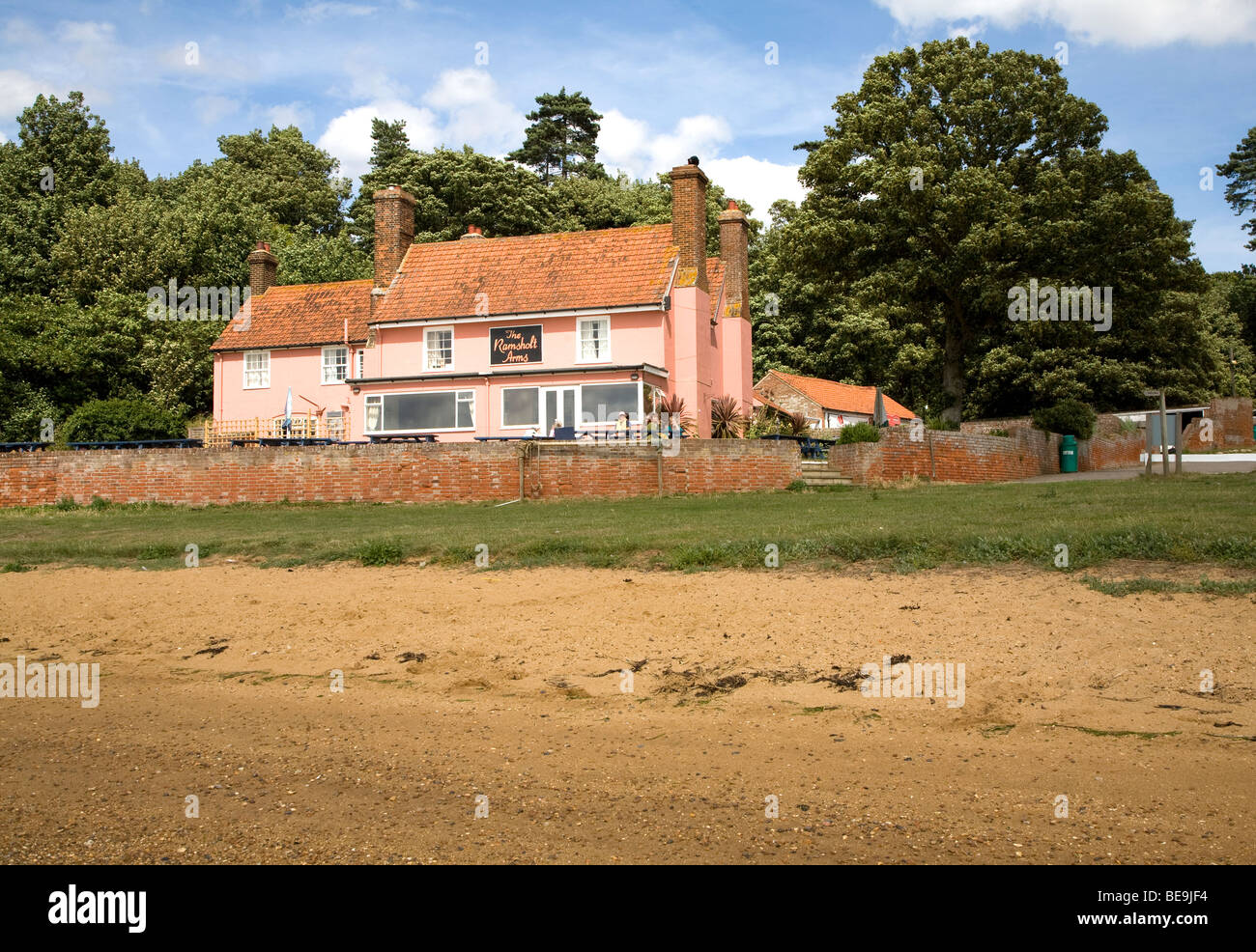 Ramsholt Arms pub, Suffolk, England Stock Photo - Alamy