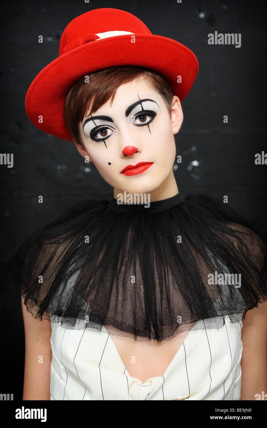 Beautiful clown portraits Stock Photo - Alamy