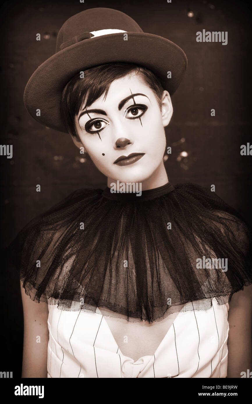 Beautiful clown portraits Stock Photo - Alamy