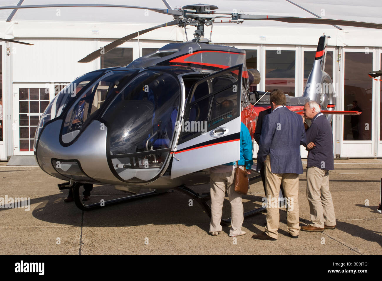 Eurocopter EC130 B4 Ecureuil Helicopter G-CFWX at Helitech Duxford ...