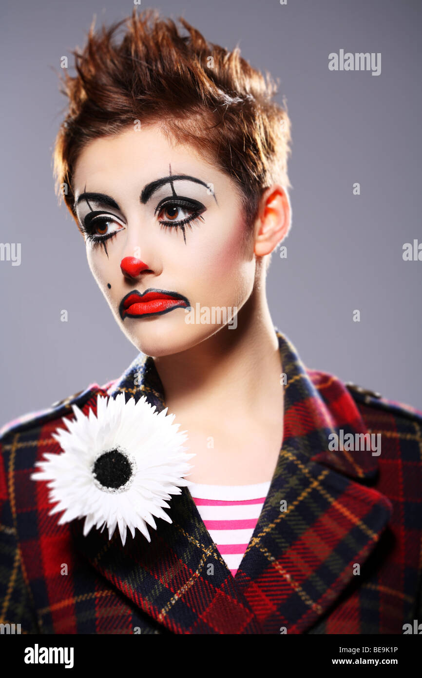 Beautiful clown portraits Stock Photo - Alamy
