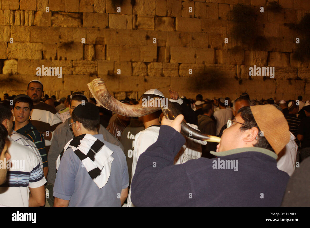 Israel, Jerusalem, Old City, Wailing Wall Selichot (Selihot‎) are ...