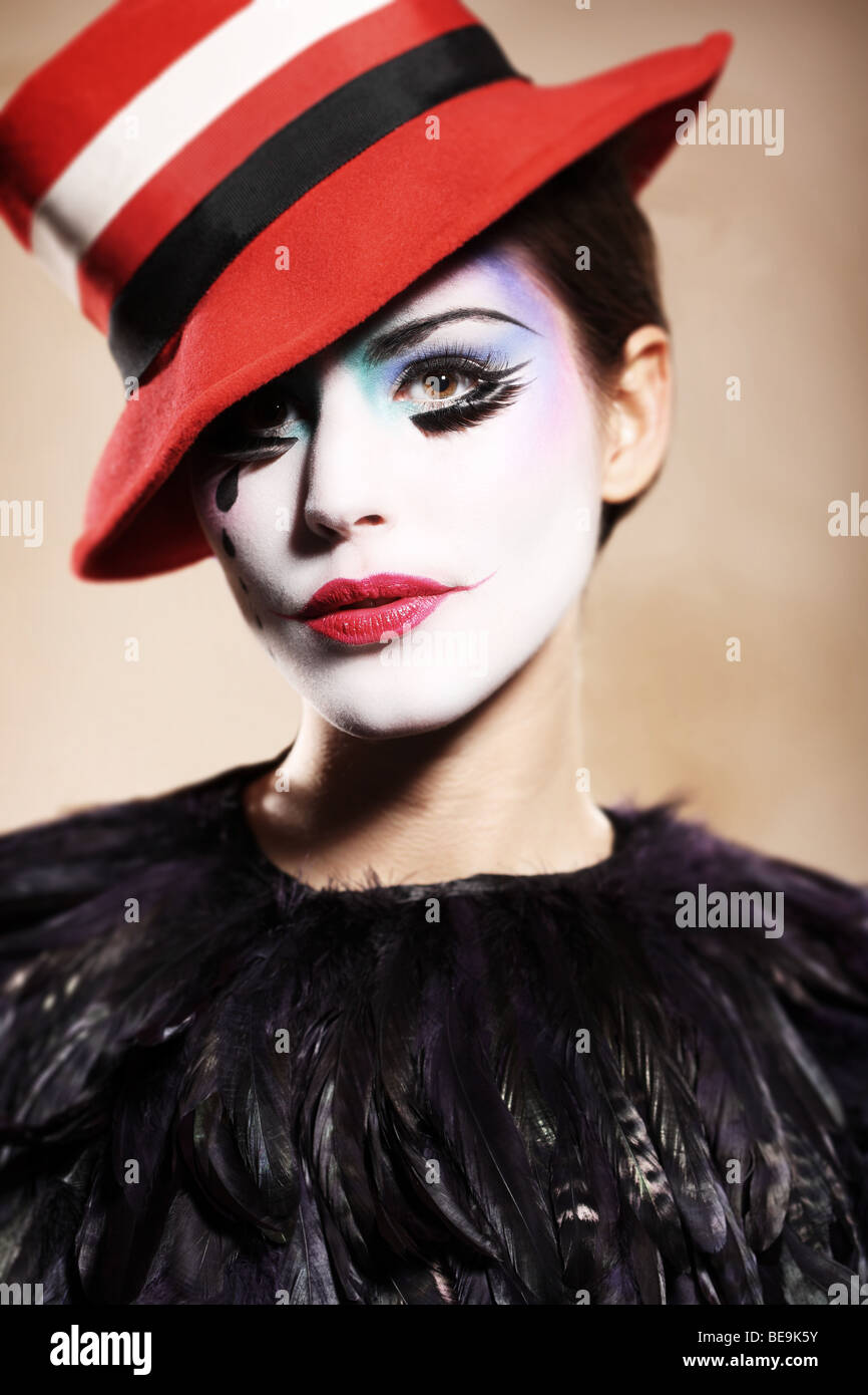 Beautiful clown portraits Stock Photo - Alamy