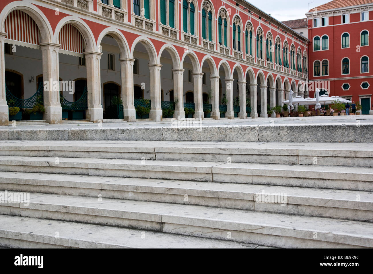Trg Republike Prokurative (Republic Square) Split Croatia Stock Photo ...