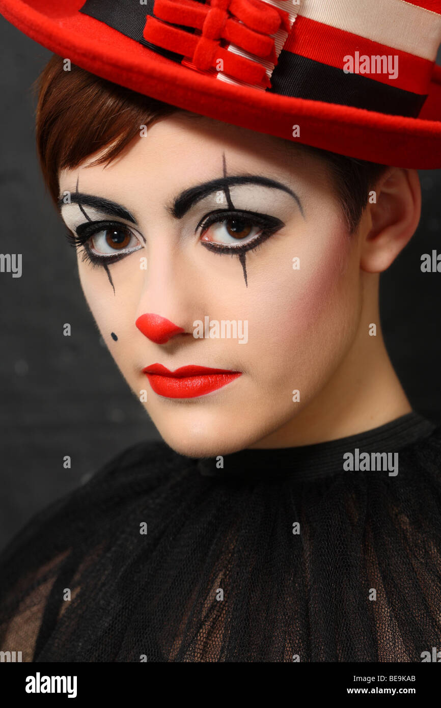 Beautiful clown portraits Stock Photo - Alamy