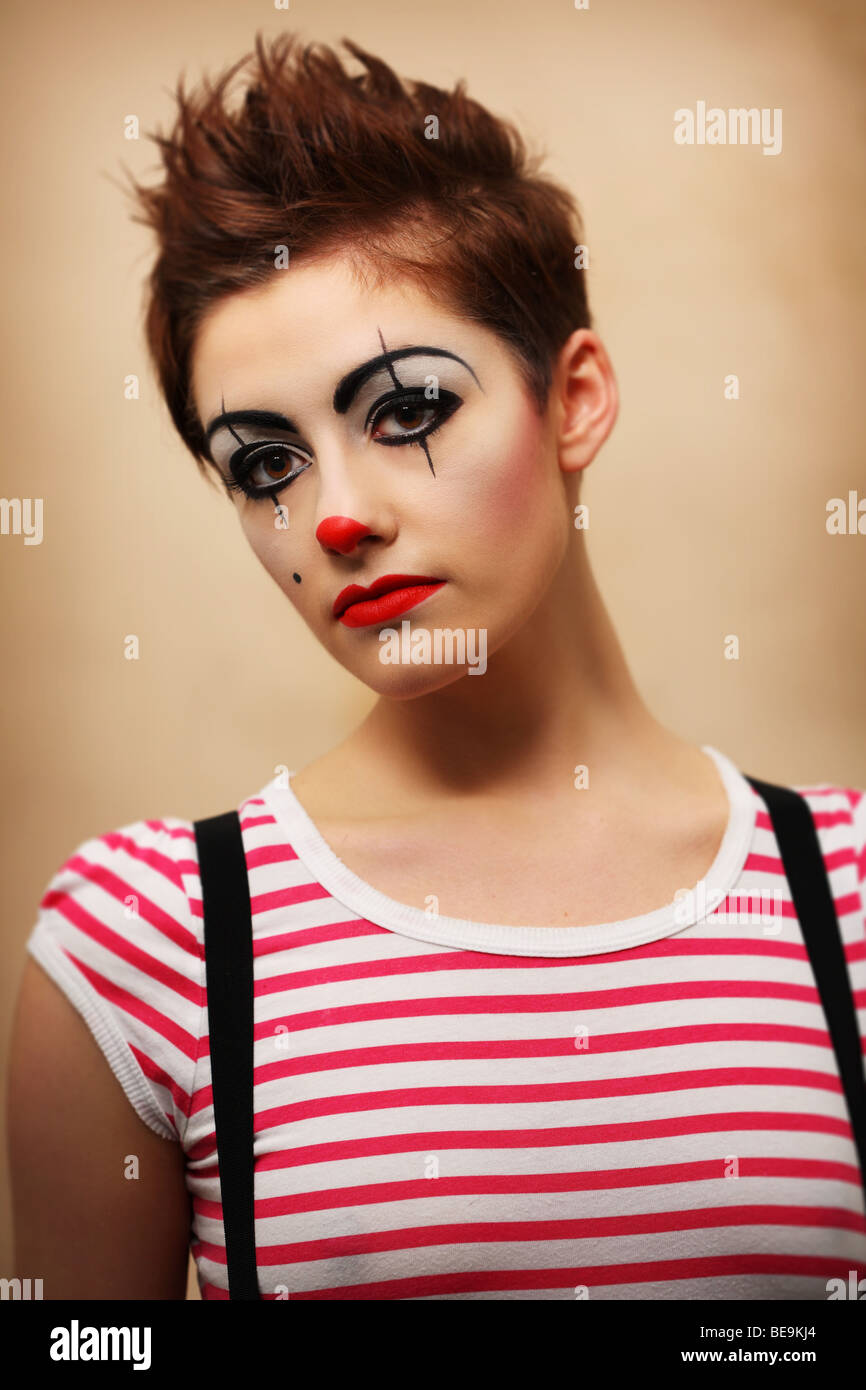 Beautiful clown portraits Stock Photo - Alamy