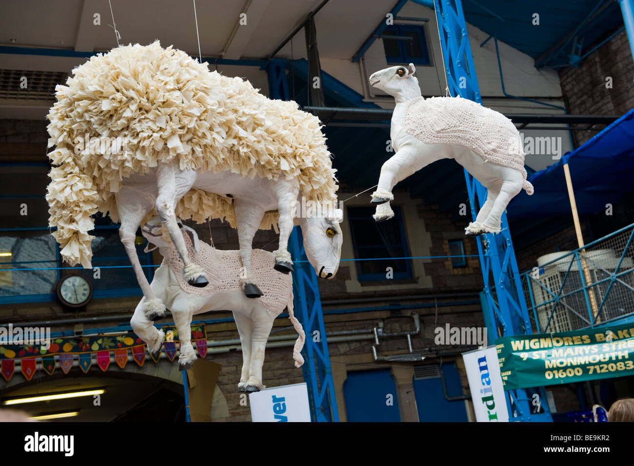 Flock textile sheep hanging from hi-res stock photography and images ...