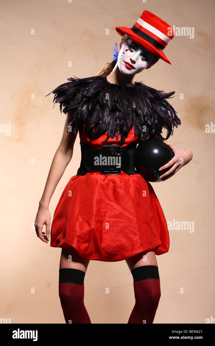 Beautiful clown portraits Stock Photo - Alamy