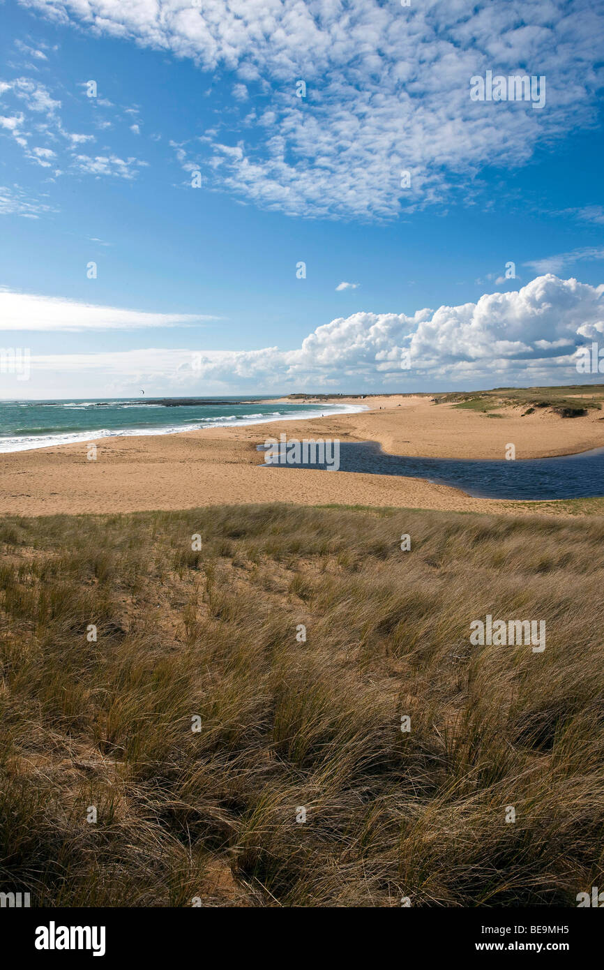 Erdeven (56): The dunes Stock Photo - Alamy