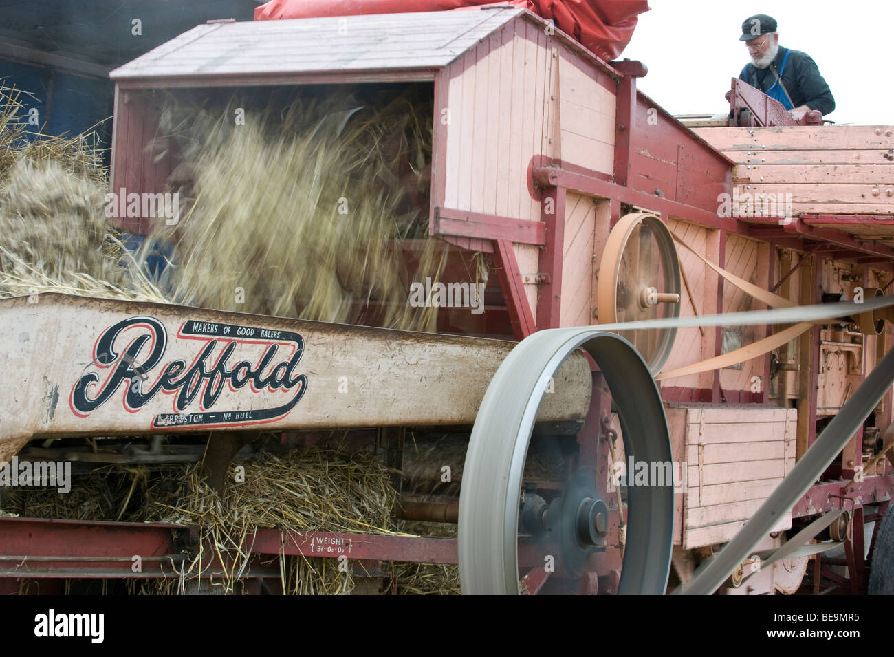 Ploughing And Threshing High Resolution Stock Photography and Images ...