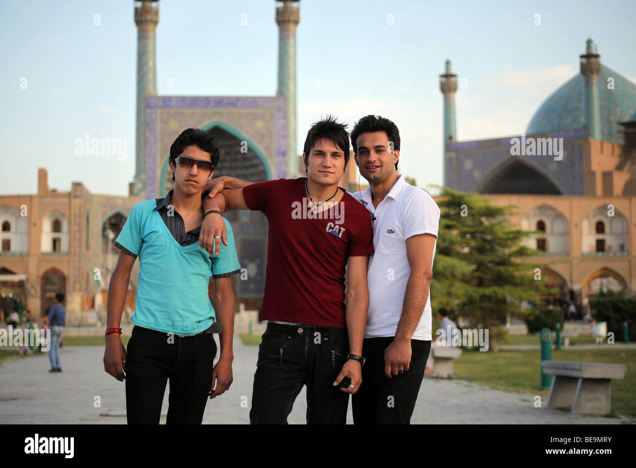 Iran, Isfahan (Ispahan or Hispahan): Young Iranian people. (2009/06/15 ...