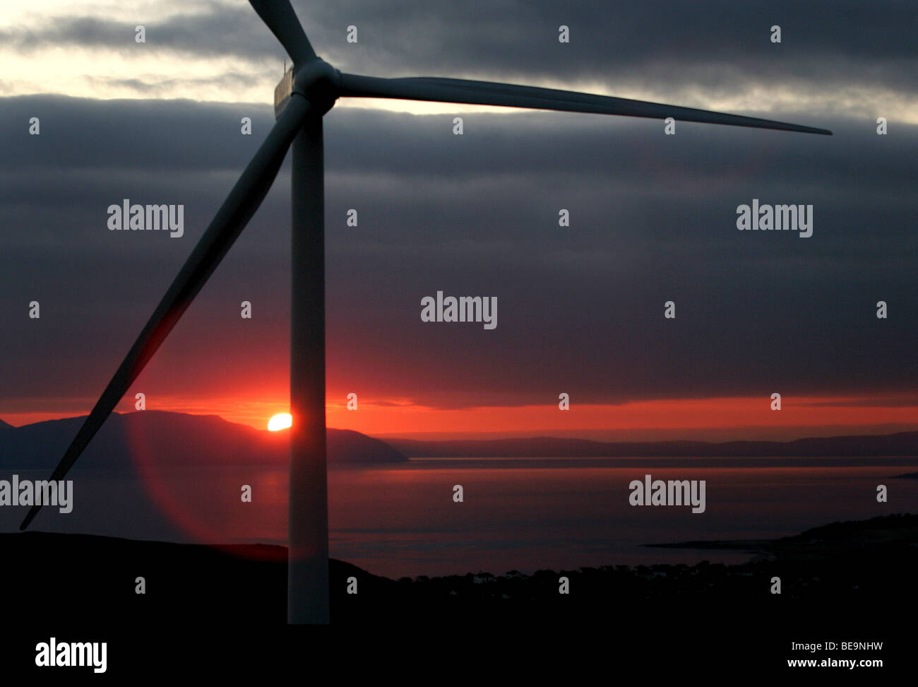 Wind Farm - Ardrossan Scotland Stock Photo - Alamy