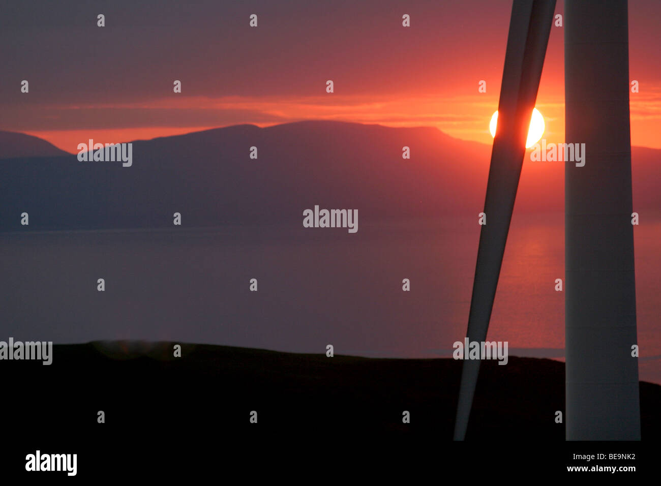 Wind Farm - Ardrossan Scotland Stock Photo - Alamy
