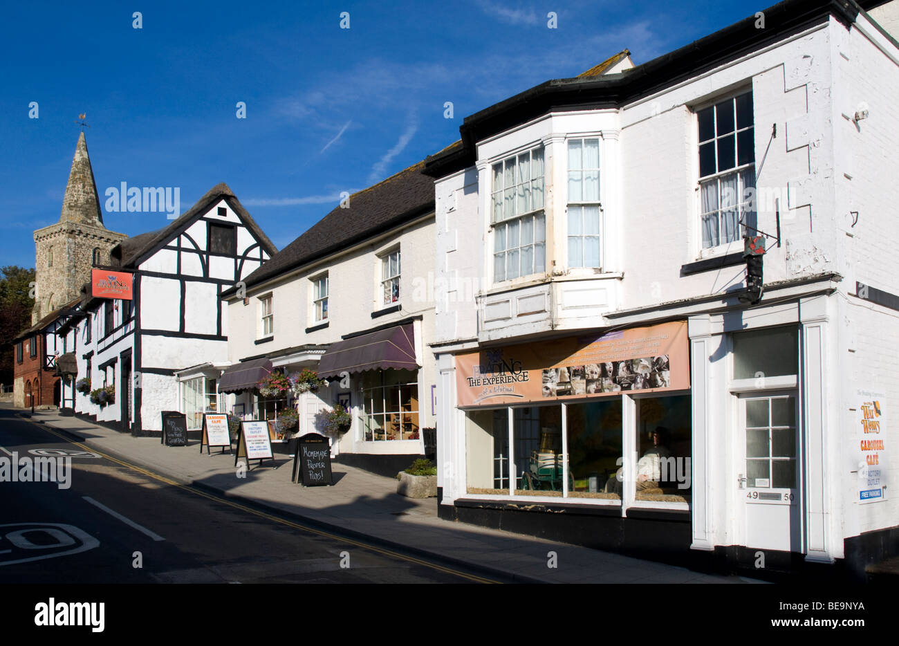 A historic village Brading nr Sandown Isle of Wight, England, UK, GB ...