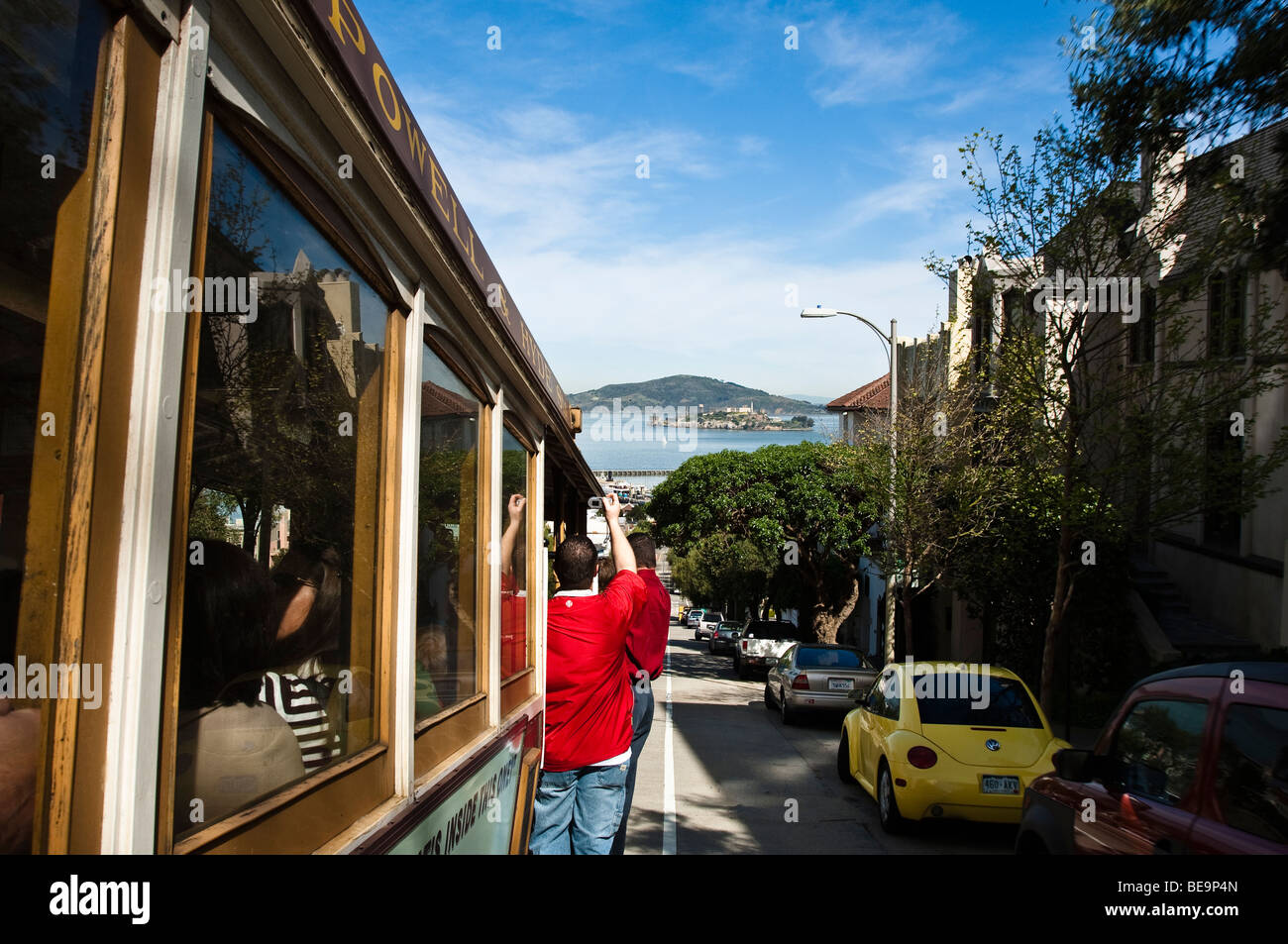 Riding the Cable car, San Francisco, California Stock Photo - Alamy
