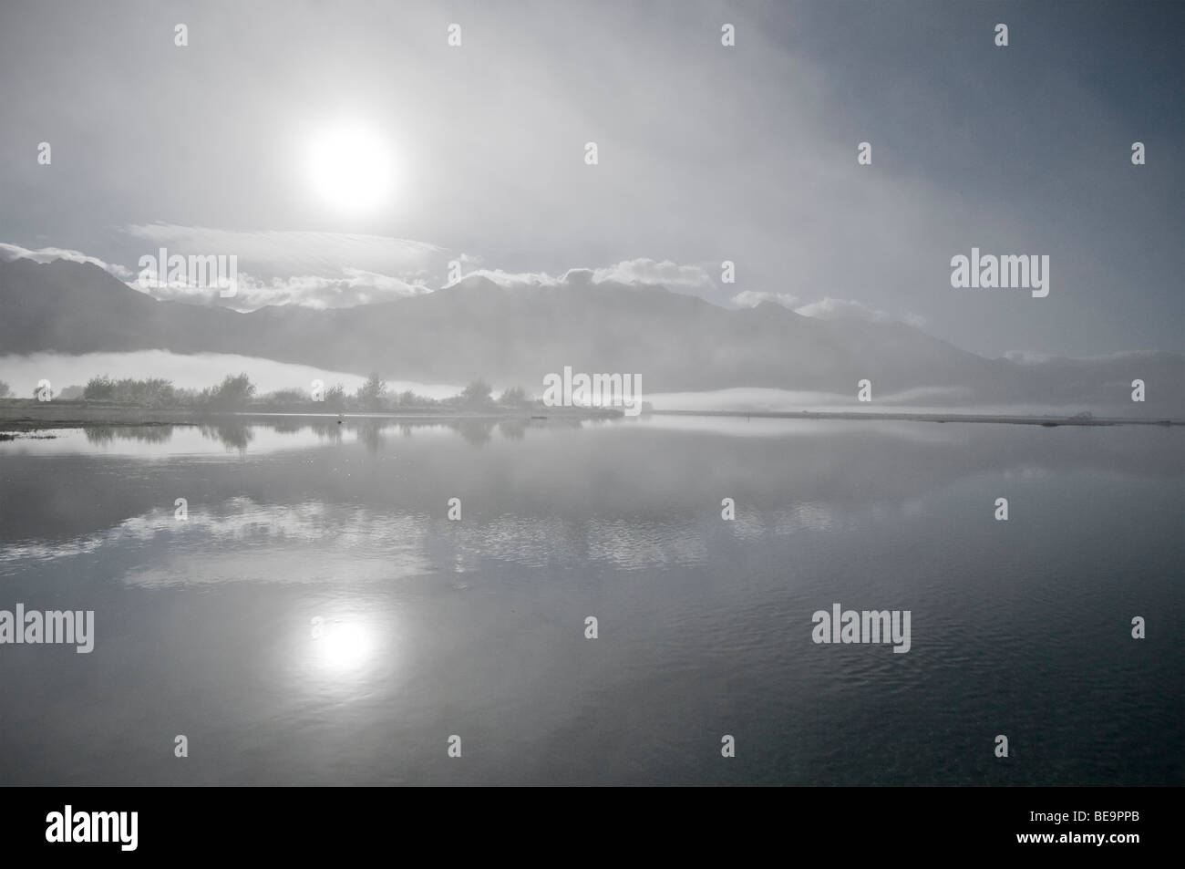 Morning Views of Lake Wakitipu, Kinloch, Southern Otago, South Island ...