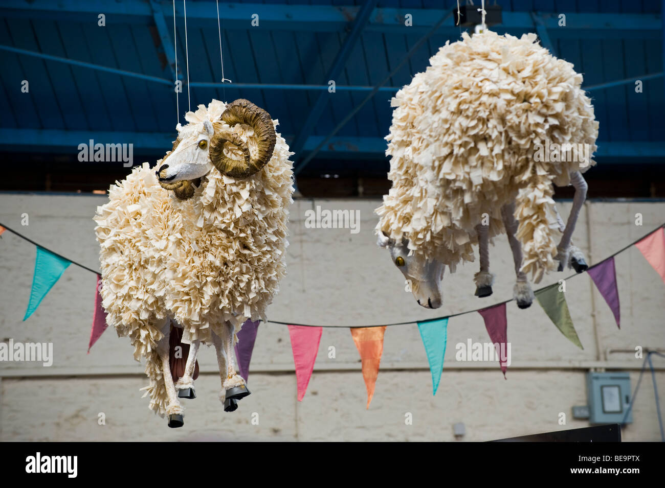 Flock textile sheep hanging from hi-res stock photography and images ...