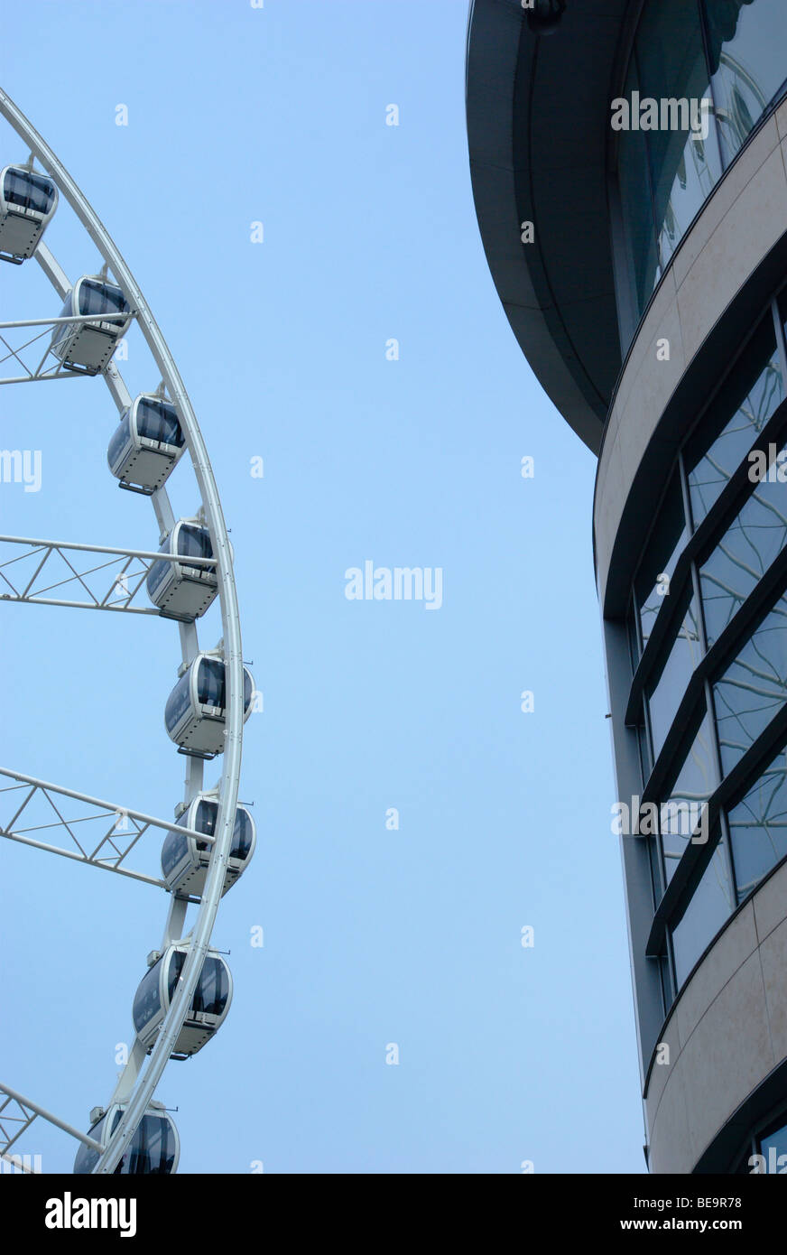 Wheel of Manchester Stock Photo - Alamy