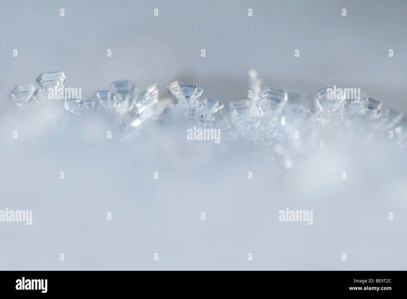 Ice crystals in close up Stock Photo - Alamy