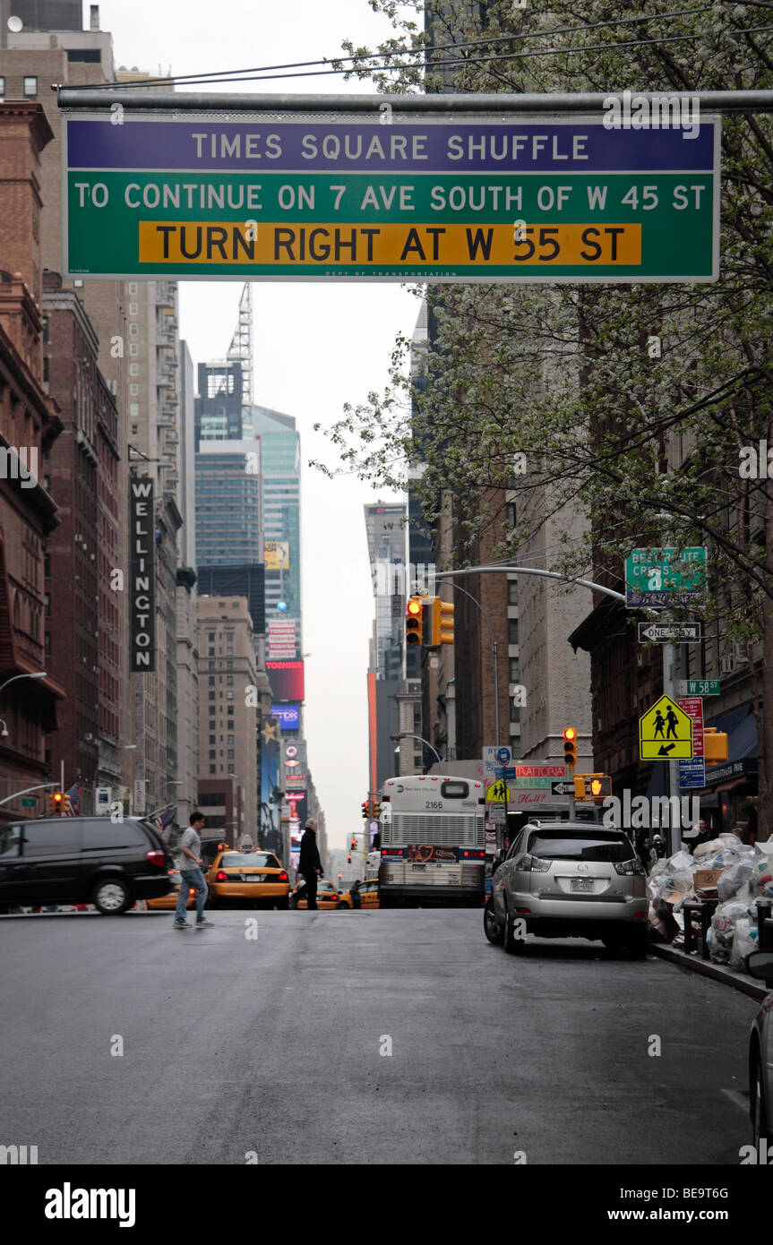 Times square sign new york city hi-res stock photography and images - Alamy