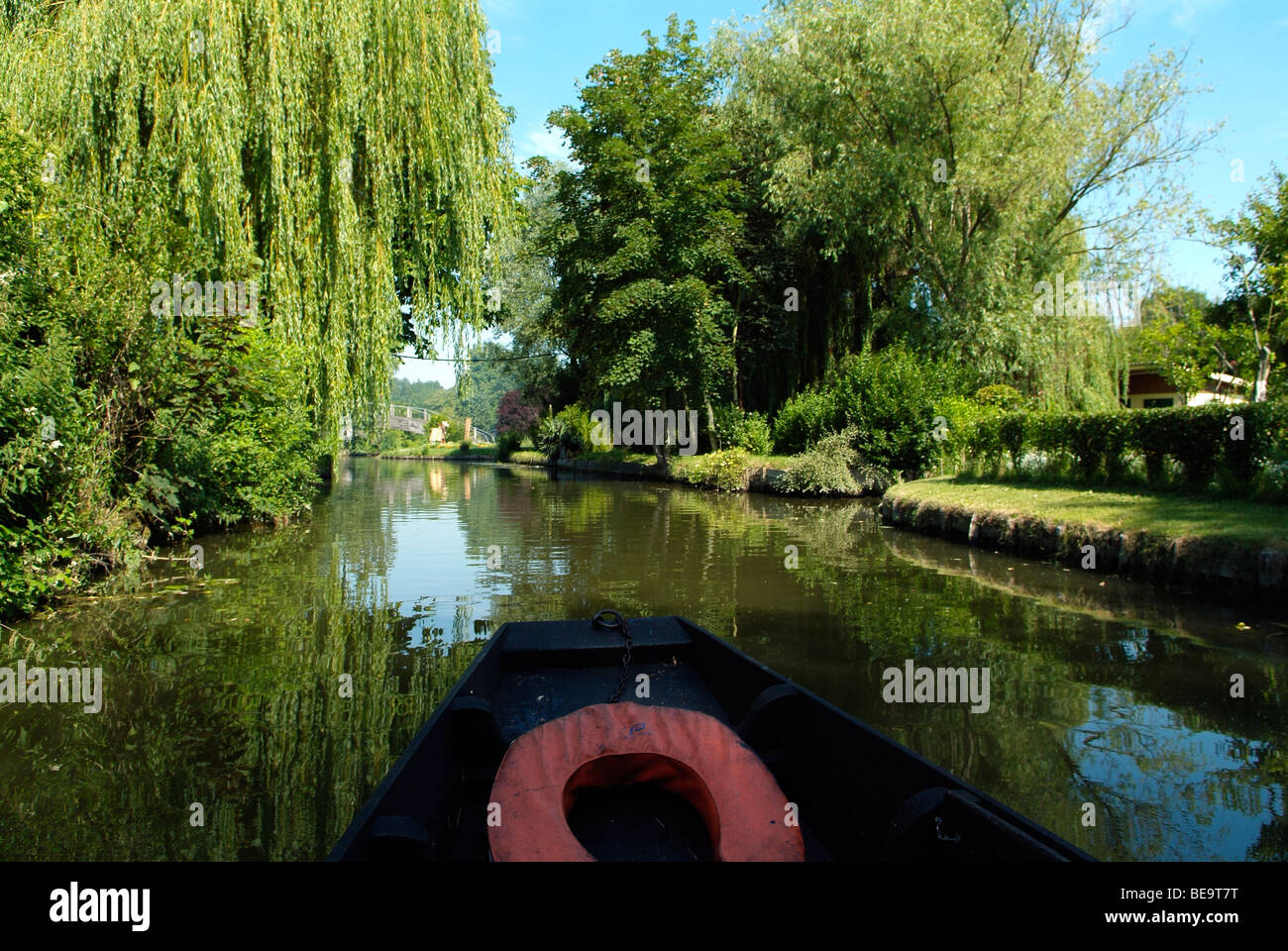 Les hortillonnages in Amiens, Picardy, North of France, Europe Stock ...