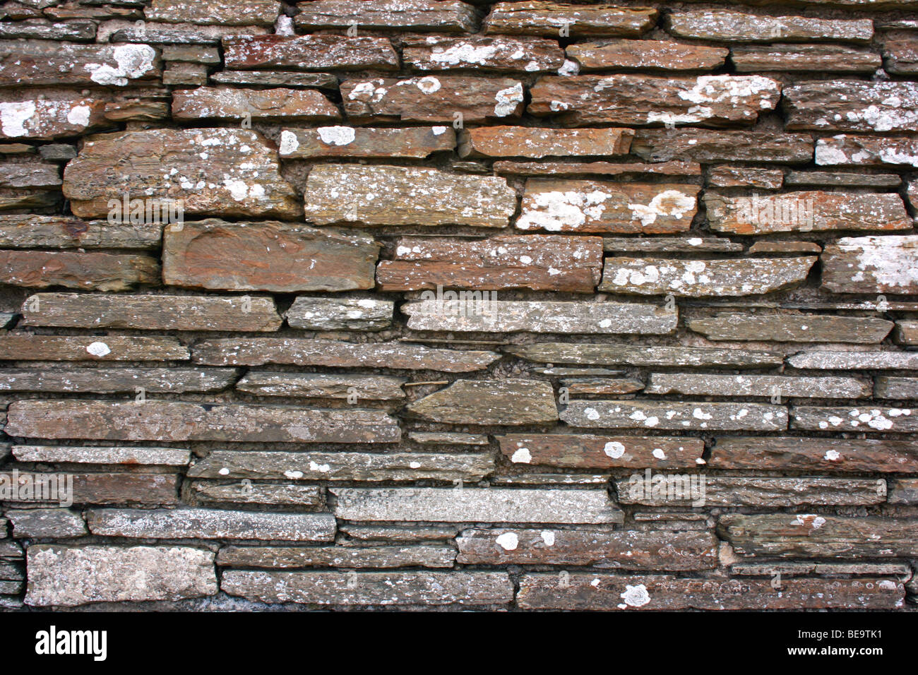 dry stone wall in Thurso, Caithness, Scotland Stock Photo - Alamy