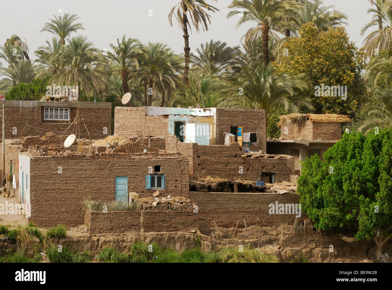 Typical egyptian houses hi-res stock photography and images - Alamy