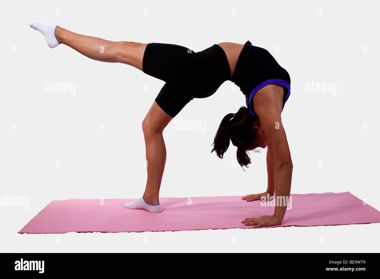 Girl bending over hi-res stock photography and images - Alamy