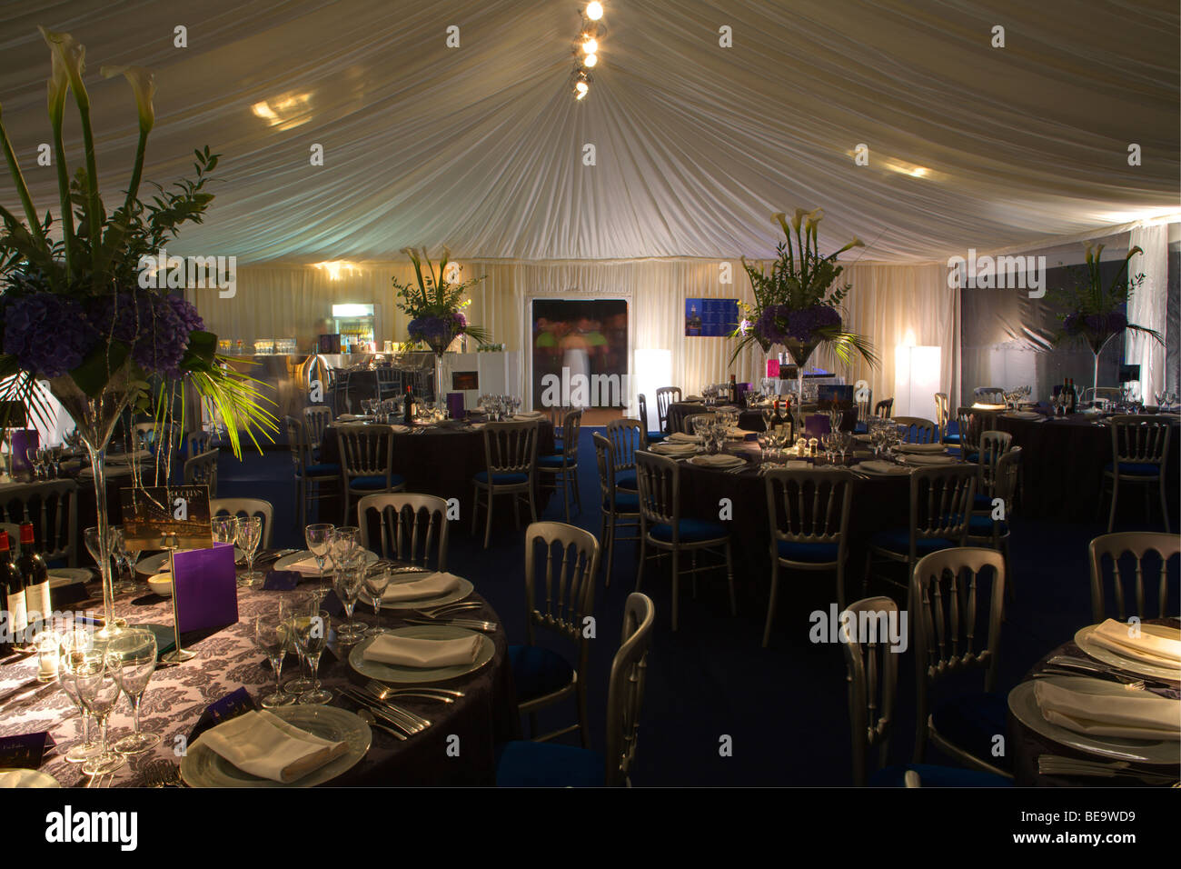 Inside Marquee Tent High Resolution Stock Photography and Images - Alamy