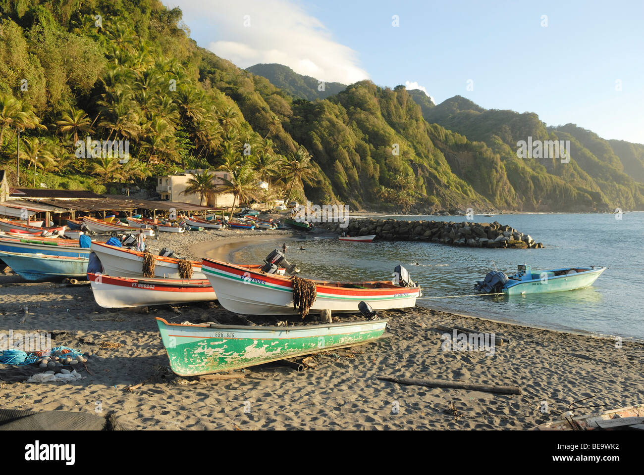 Sandy cove of grand riviere village hi-res stock photography and images ...
