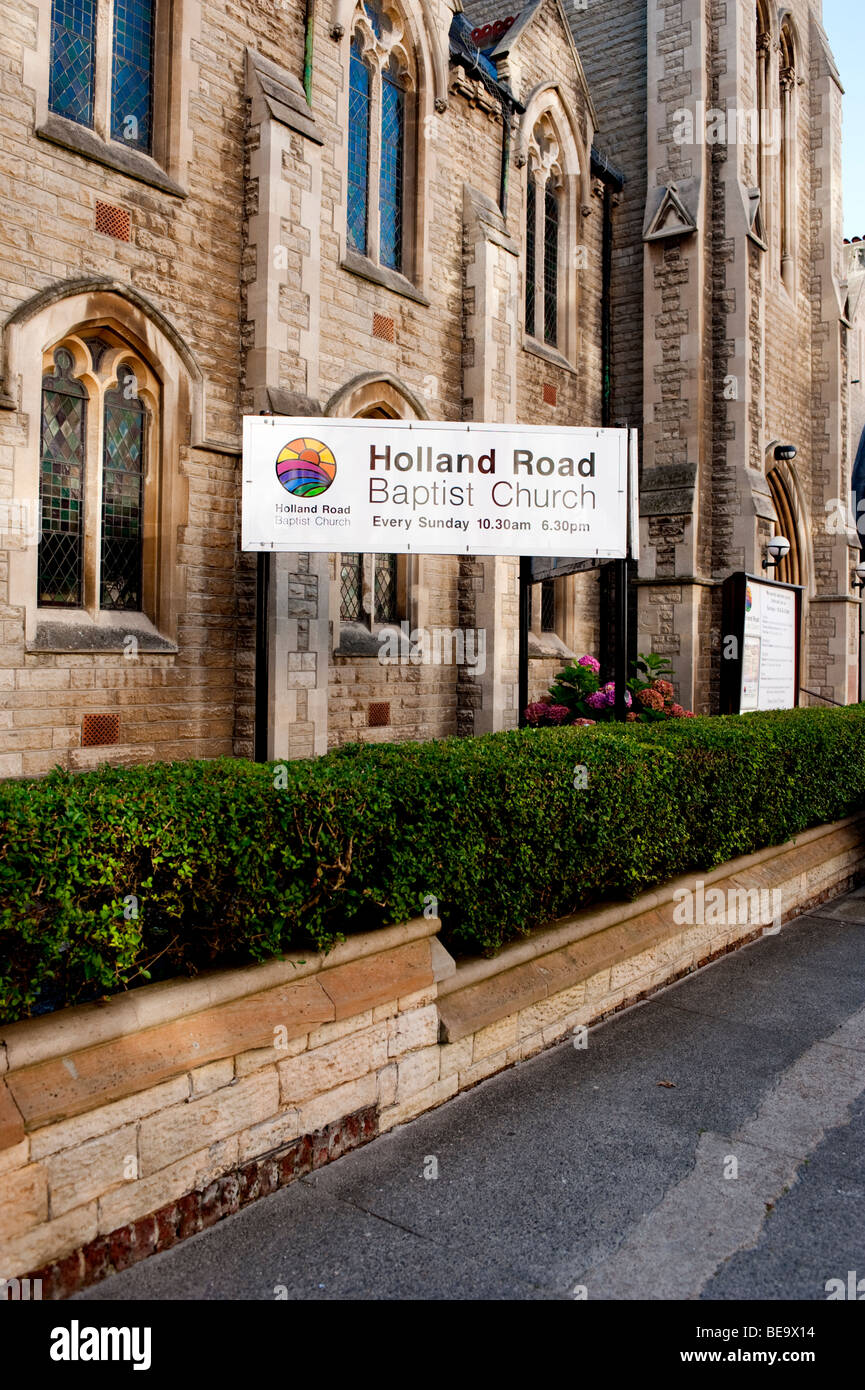 Holland Road Baptist Church in Brighton Stock Photo - Alamy