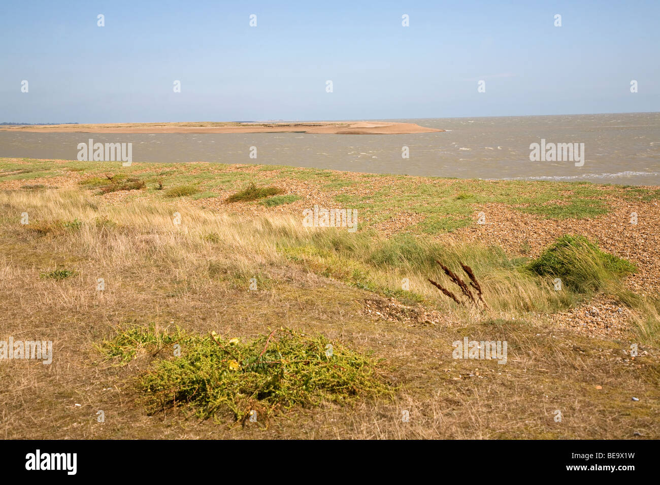 The end of Orford ness spit from Shingle Street, Hollesley, Suffolk ...