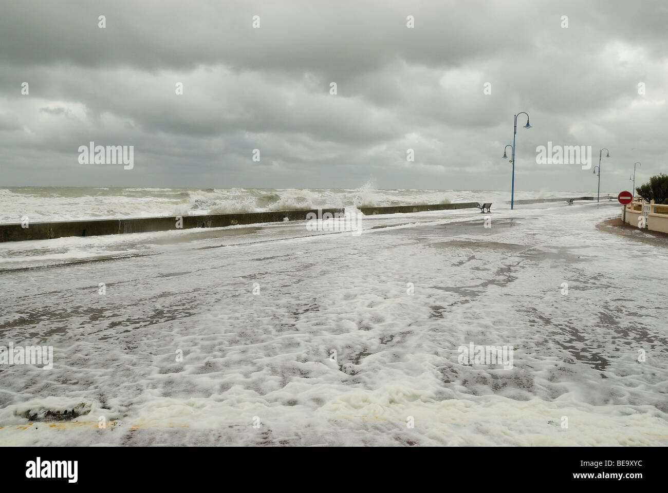 Storm over the English Channel, Normandy, France Stock Photo - Alamy