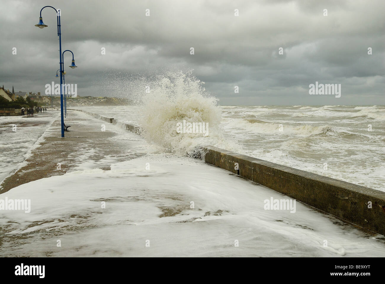 Storm over the English Channel, Normandy, France Stock Photo - Alamy