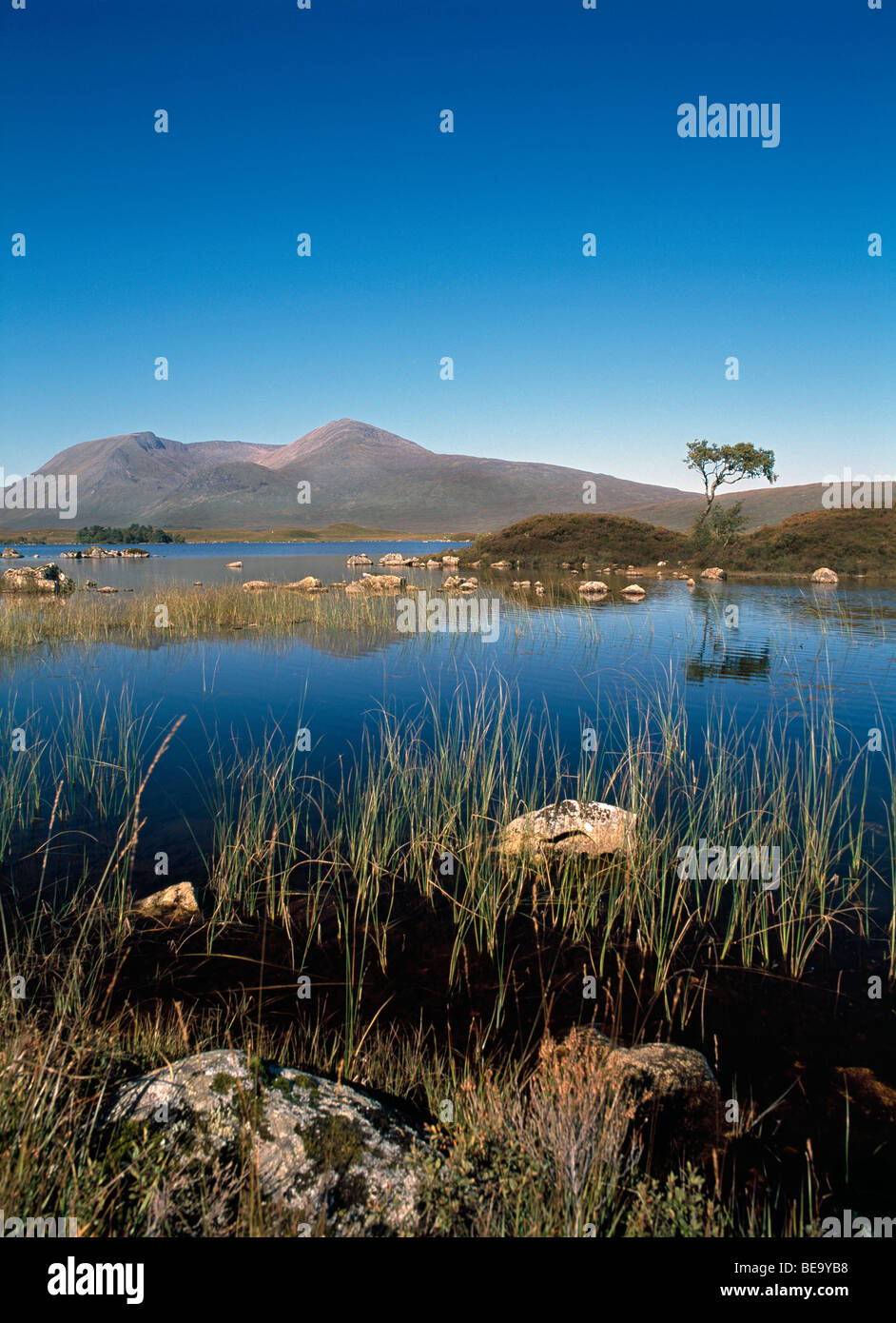 Lochan Na H'Achlaise, Rannoch Moor, Glen Coe, Scotland Stock Photo - Alamy