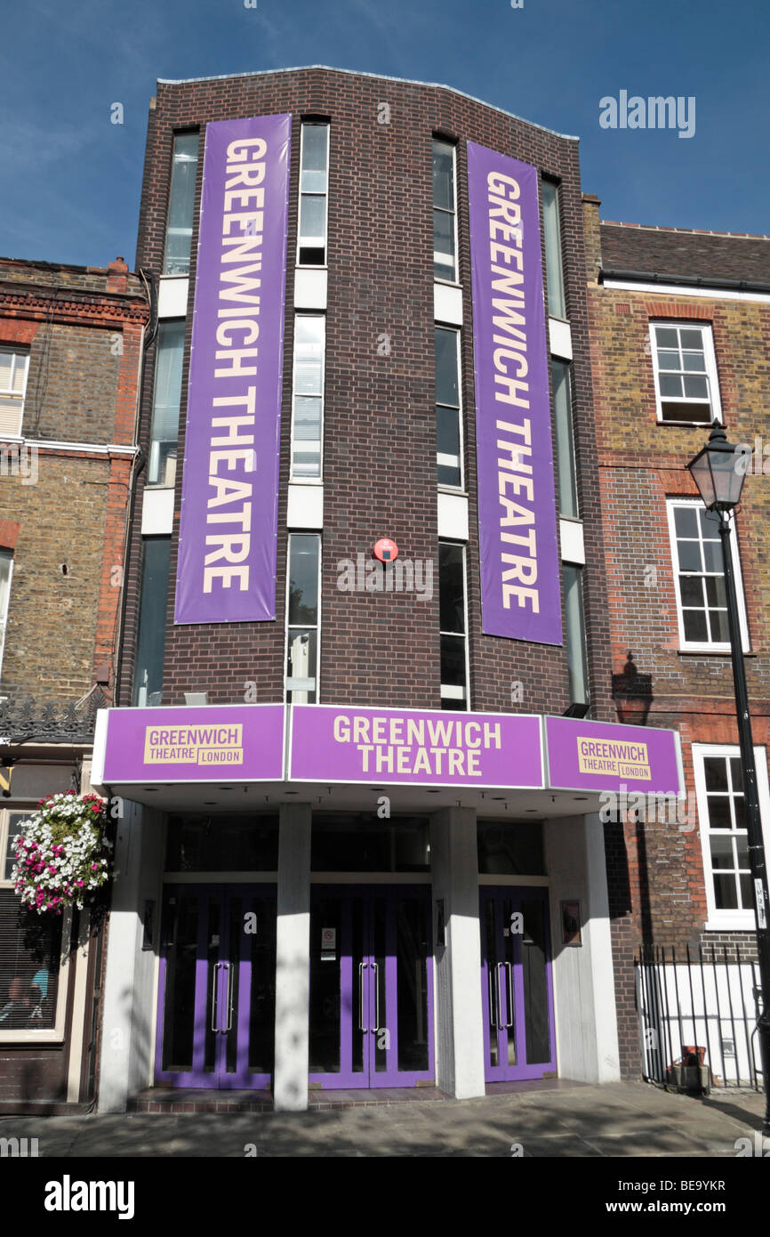 The front facade of the Greenwich Theatre, London, UK Stock Photo - Alamy