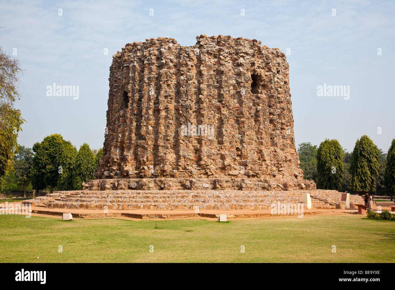 Alai Minar tower at the Qutb Minar in Delhi India Stock Photo - Alamy