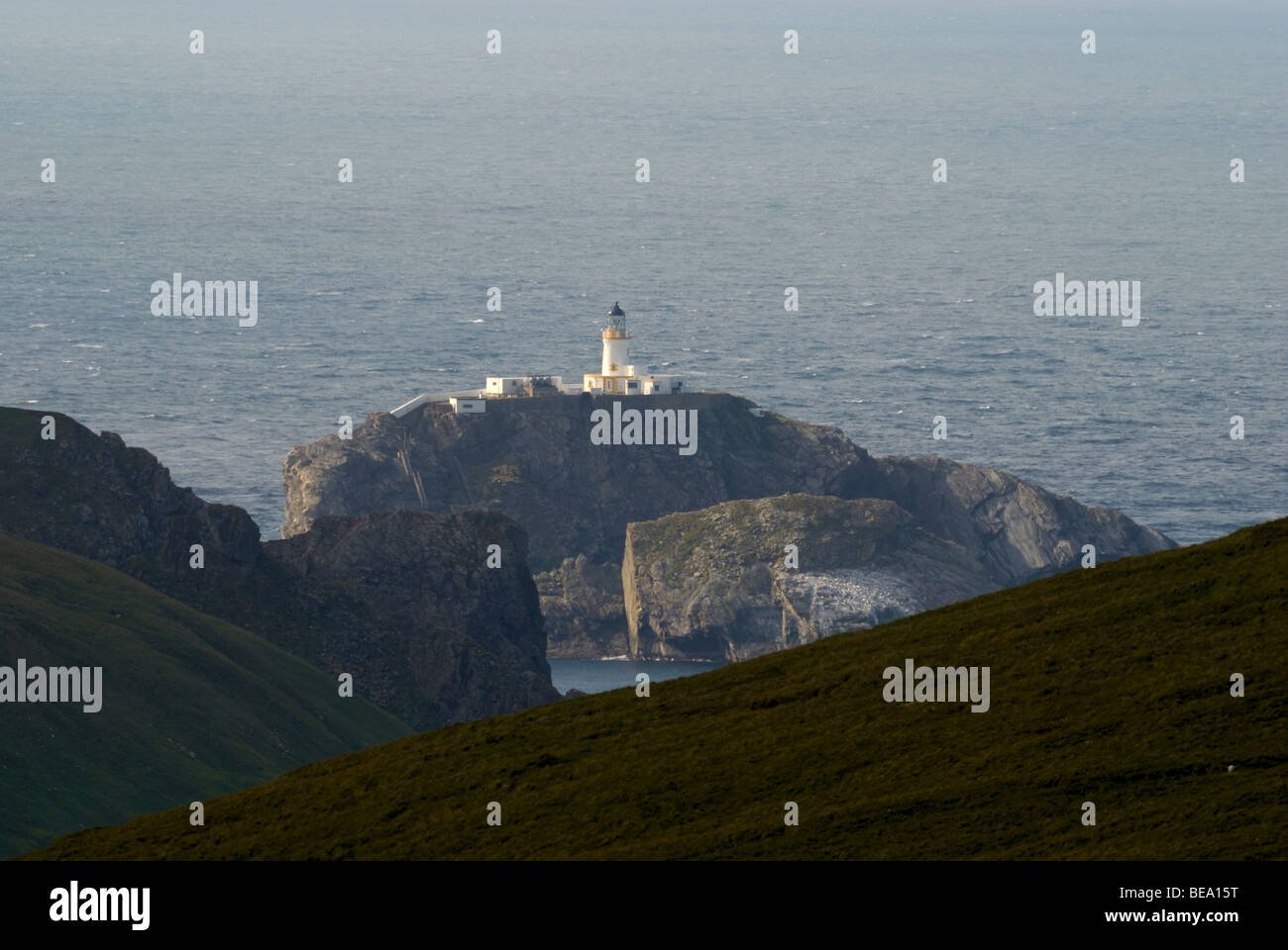Muckle Flugga, Britain's most northerly lighthouse, Shetland Islands ...