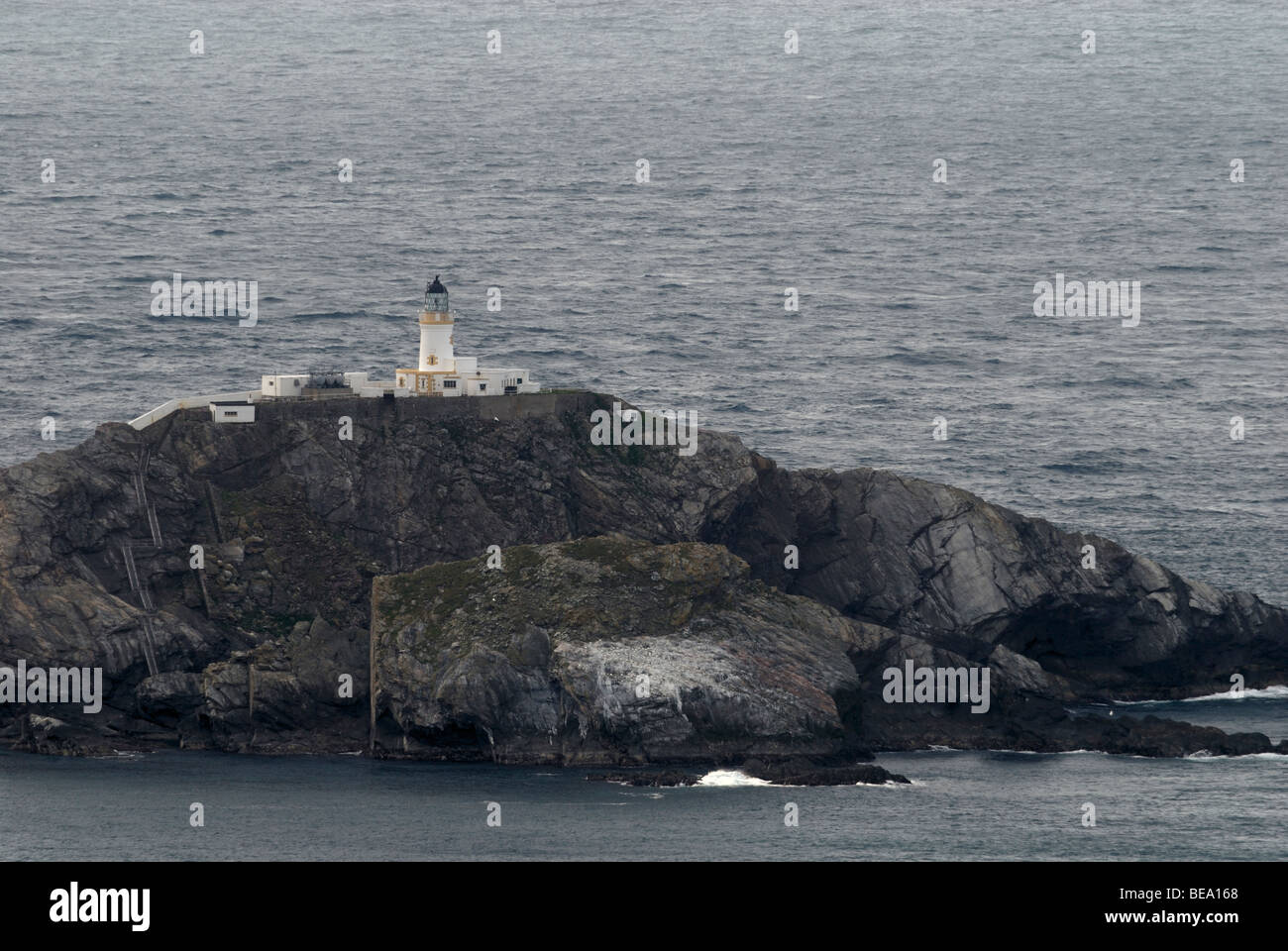 Muckle Flugga, Britain's most northerly lighthouse, Shetland Islands ...