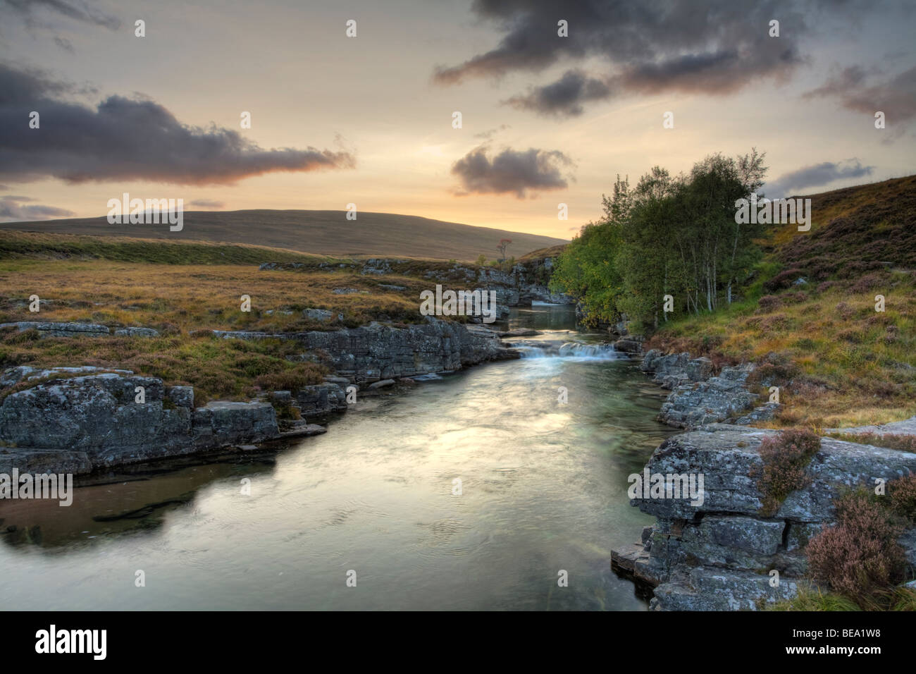 Chest of Dee Waterfalls on the River Dee in the Glenn Dee Valley ...