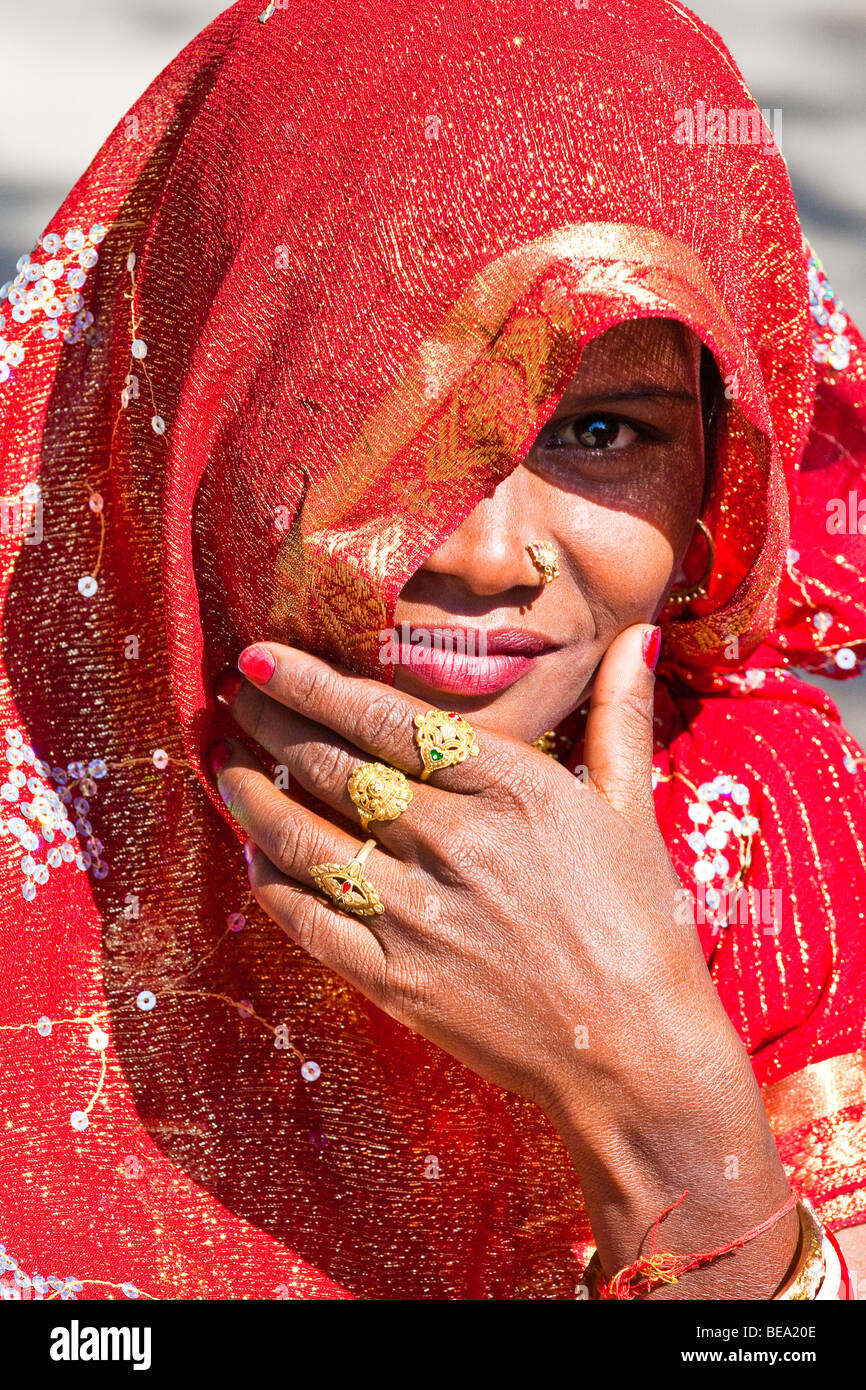 Rajput woman in Jaipur India Stock Photo - Alamy