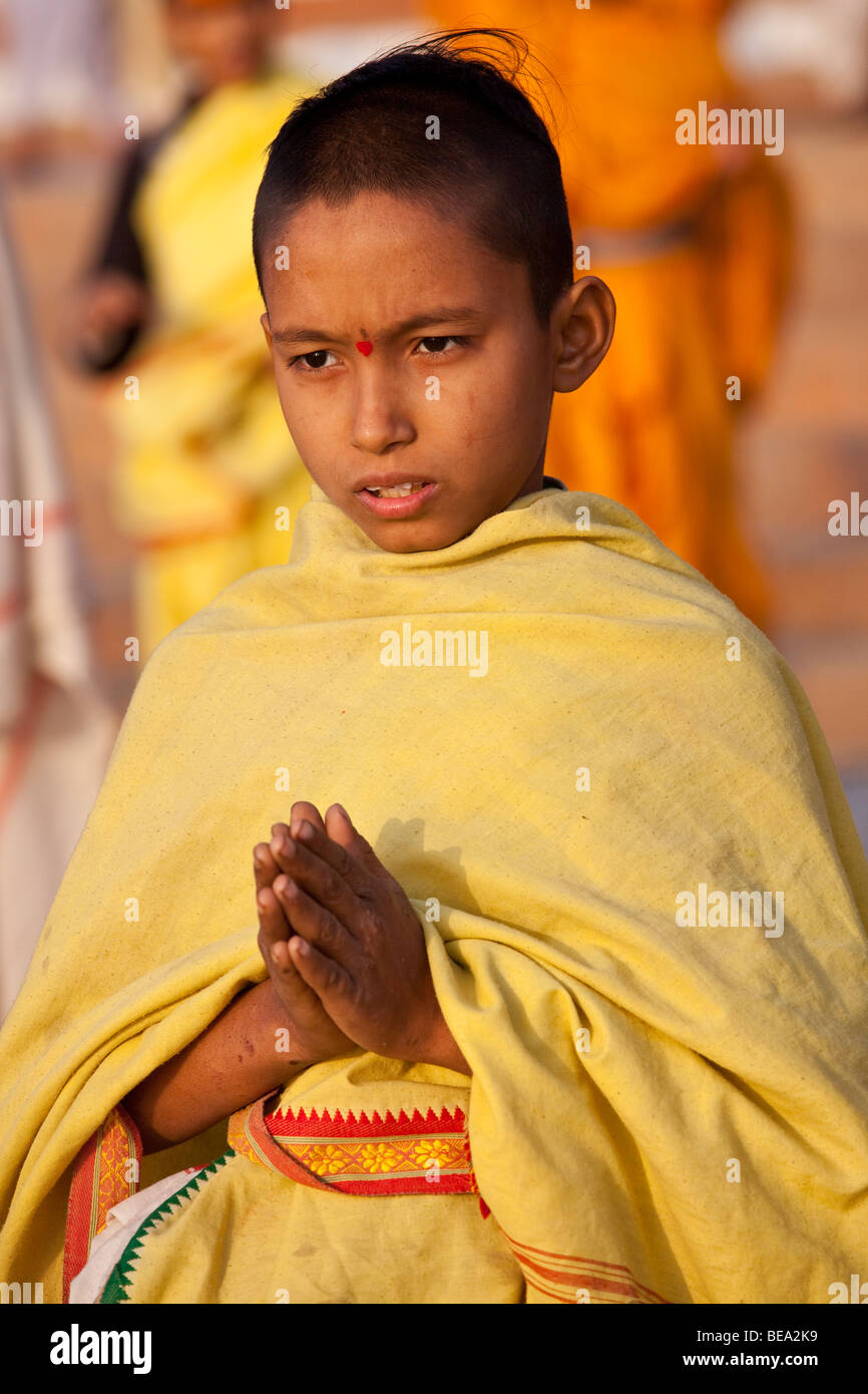 Indian buddhist monk hi-res stock photography and images - Alamy