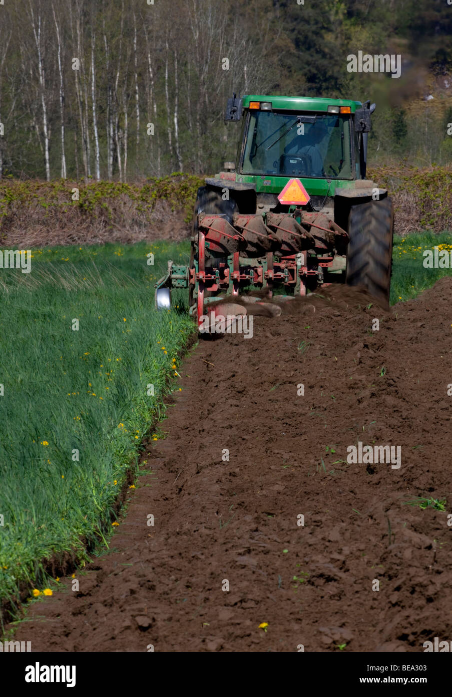 Rear View Of Tractor High Resolution Stock Photography and Images - Alamy