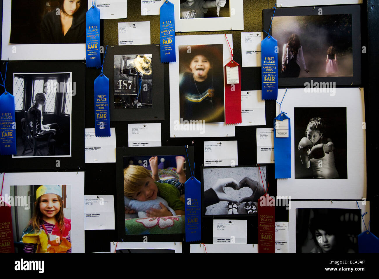 Winners of the children's photography competition at the Los Angeles ...